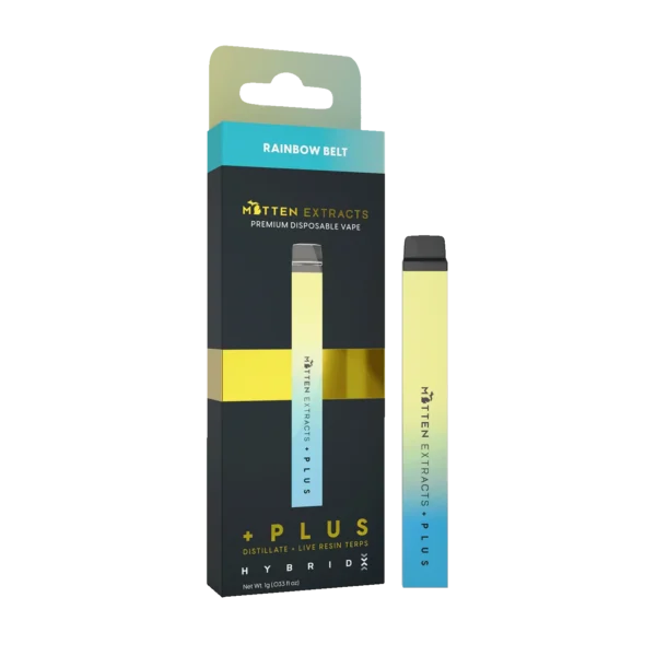 Mitten Extracts + Plus Disposable Rainbow Belt 1g (Hybrid) - Mittens ...